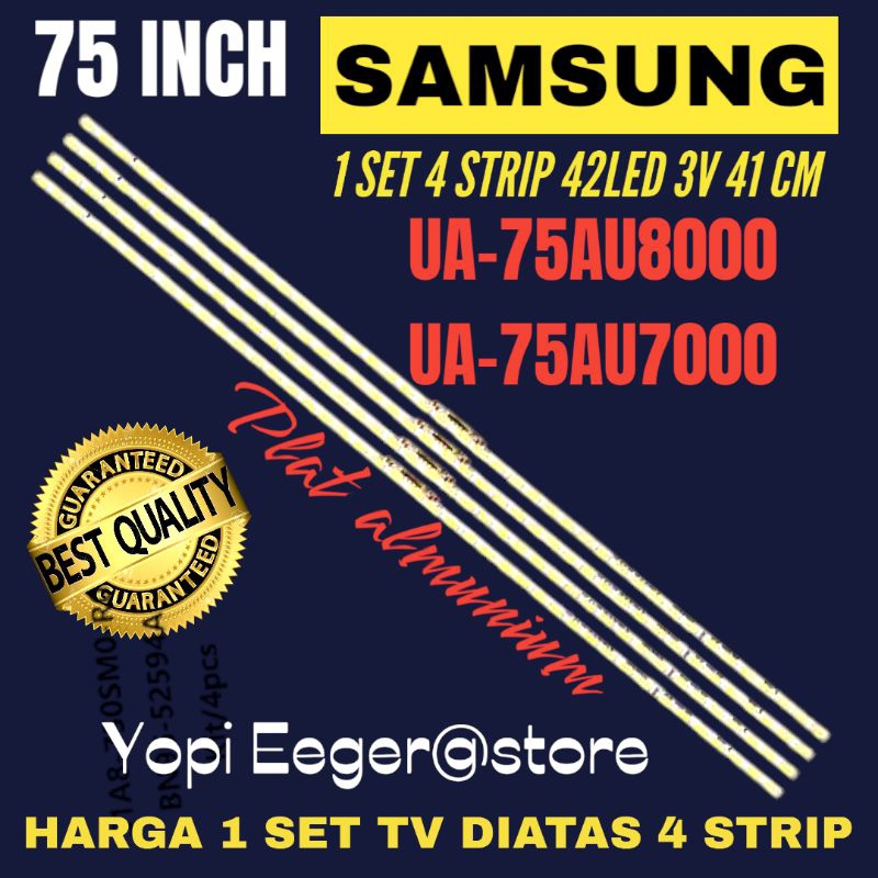 Samsung LED TV BACKLIGHT 75 INCH UA-75AU8000- UA-75AU8000 SAMSUNG LED ...