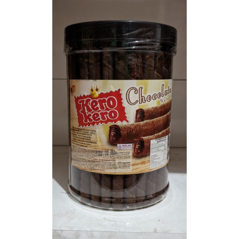 Kero Kero Wafer Stick Roll Long Jumbo Chocolate 600gr | Shopee Philippines