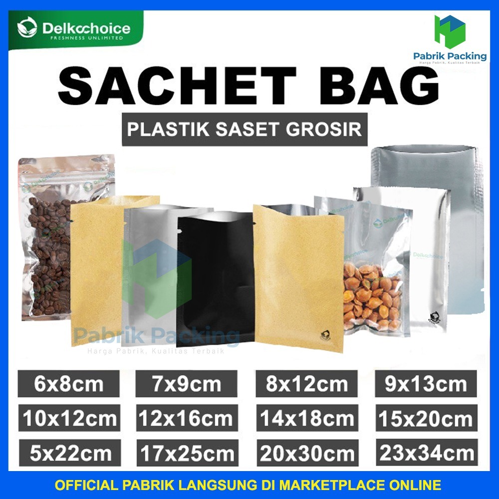 Plastic PACKAGING DELKOCHOICE SACHET SACHET SASETAN COMBINATION ...