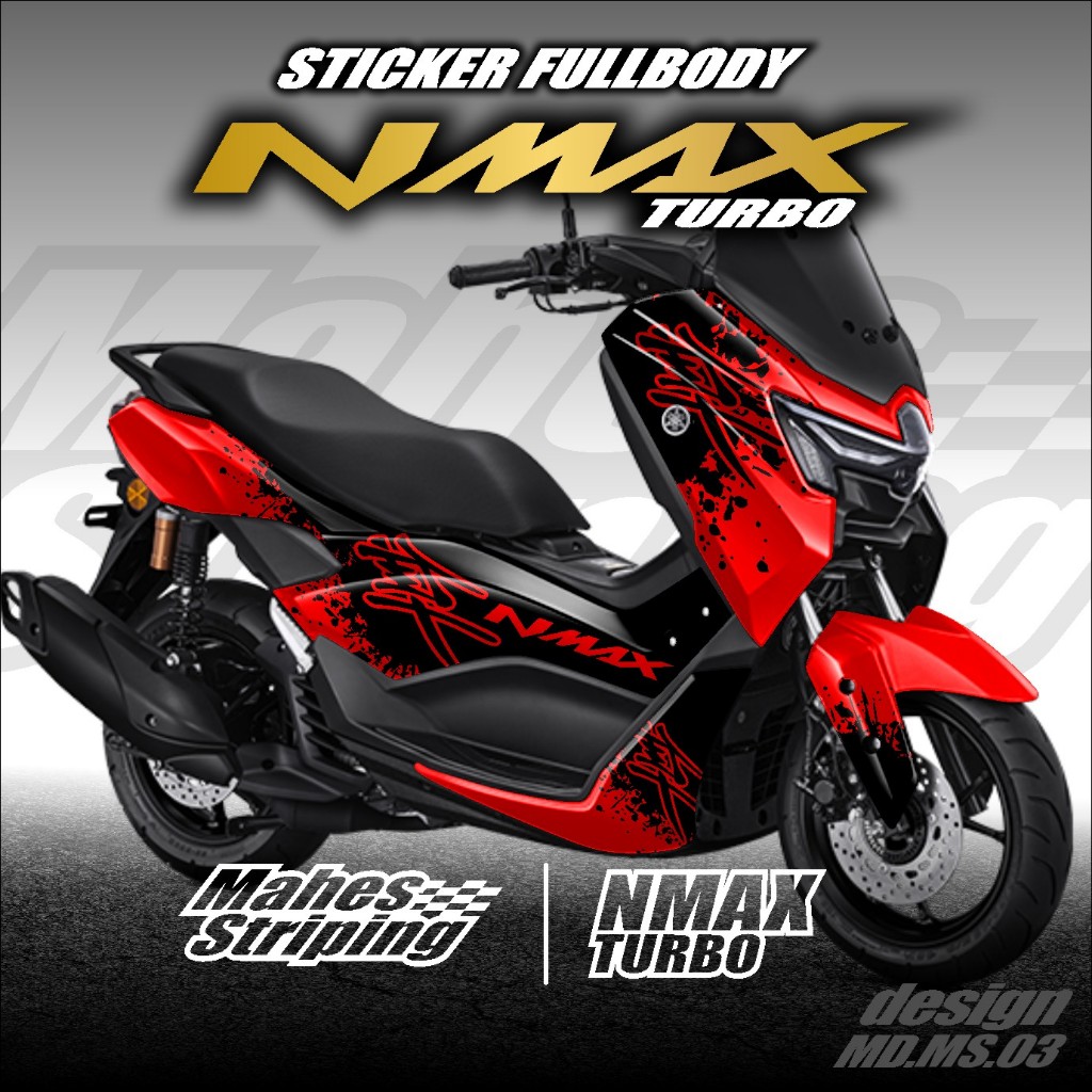 Yamaha Nmax Turbo Decal Sticker - NEW 2024 Nmax Sticker Full Body ...