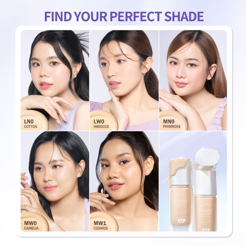 Bnb barenbliss Bloomingdew Inner Light Serum Tint Skin Tint Serum Glowy ...