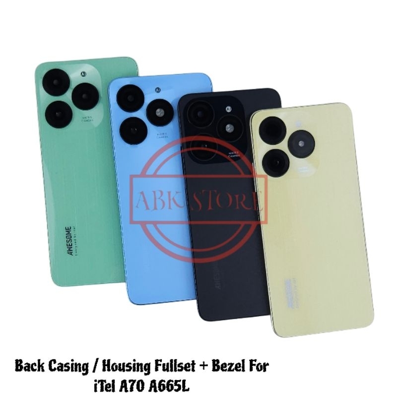 Back CASING - CASING - CASING - HOUSING ITEL A70 A665L BACKDOOR FULLSET ...