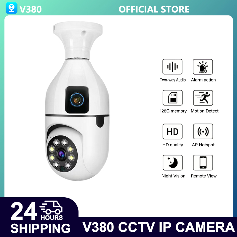 Cctv V380 Pro HD dual lens Camera 8MP 360 WIFI CCTV Remote monitoring ...
