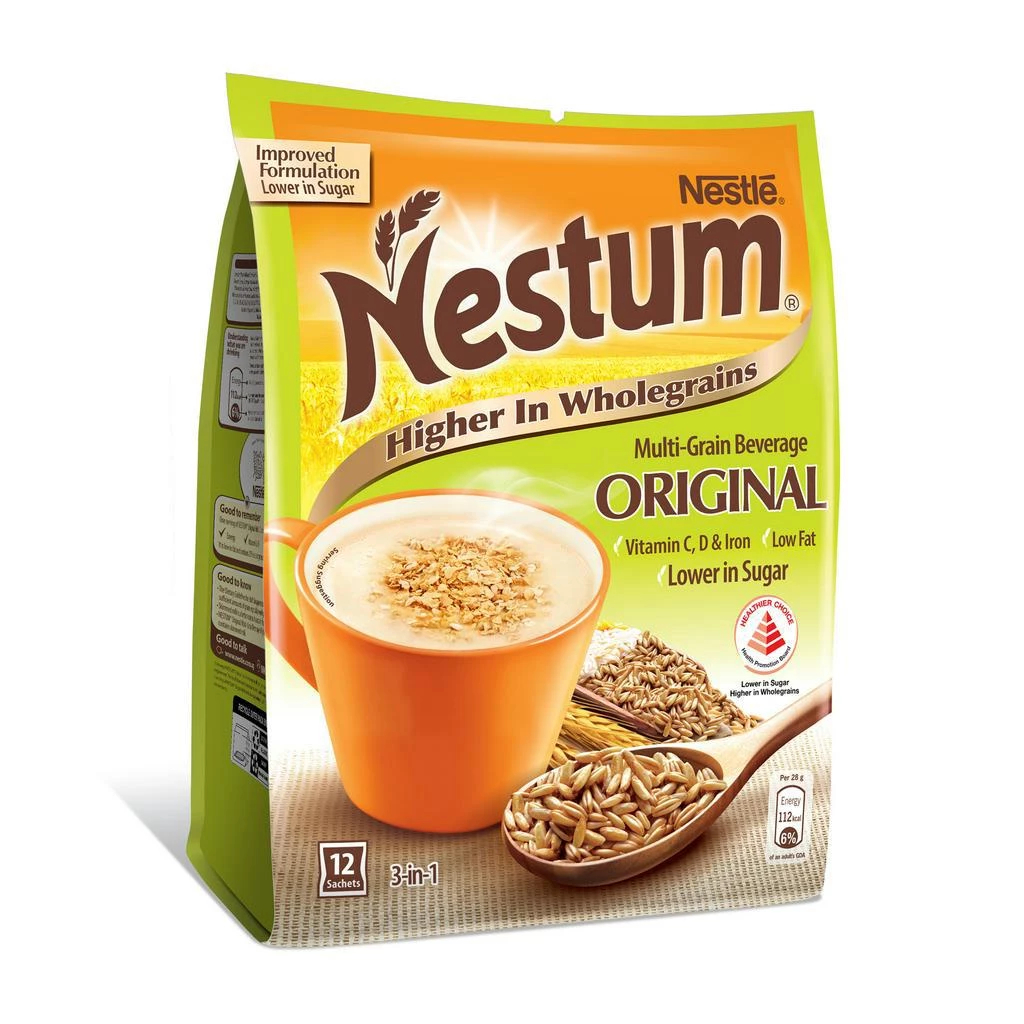Nestum 3in1 Wholegrain Multi Grain Beverage Original 15 x 28 Grams ...