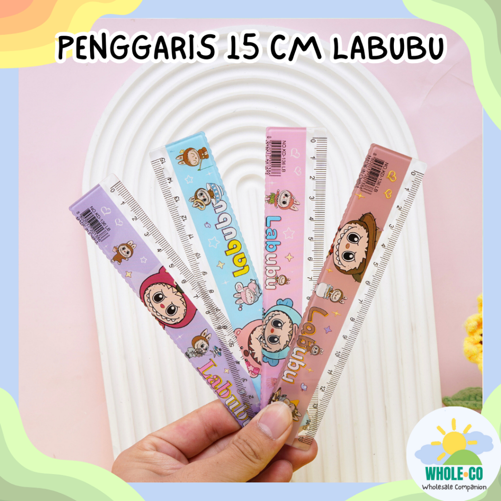 Premium Labubu Ruler 15 cm long The Monsters Rullers Unique Size Cute ...