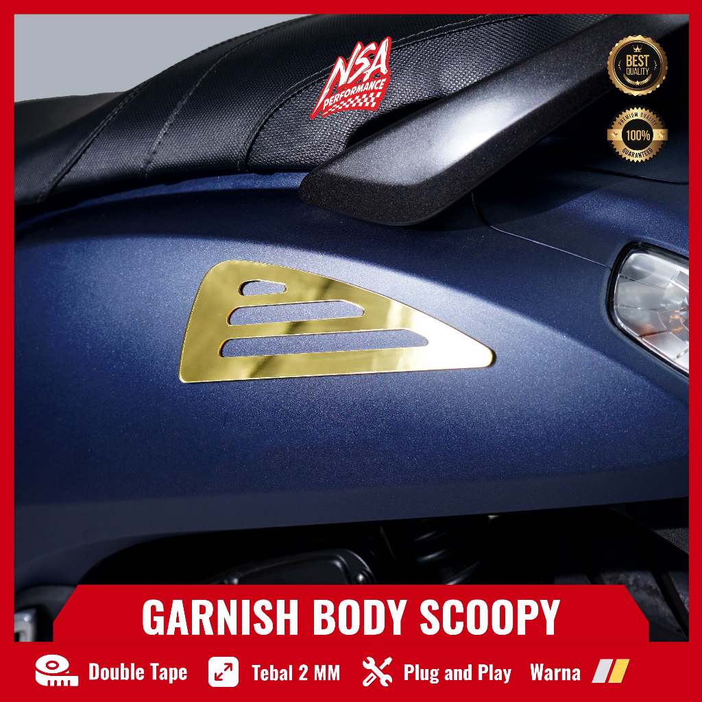 NSA SCOOPY ACCESSORIES SIDE BODY GARNISH ALL SCOOPY 2016-2023 COOL ...
