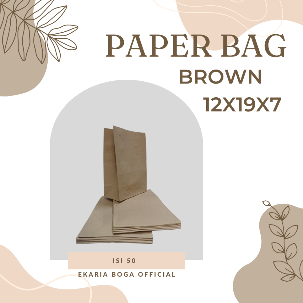 Snack PAPER BAG/PAPER BAG |Paper BAG BROWN | Shopee Philippines