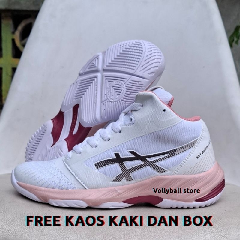 Women's Netburner Mid Size 36 37 38 Volleyball Shoes Lightweight Anti ...