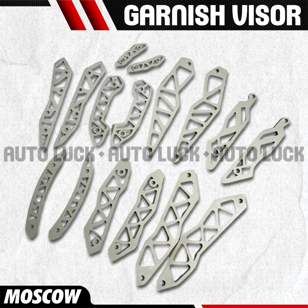 MOSCOW GARNISH VISOR WINDSHIELD NMAX OLD AND NMAX NEW NEW ACRYLIC 2MM THICKNESS 1 SET (RIGHT ...