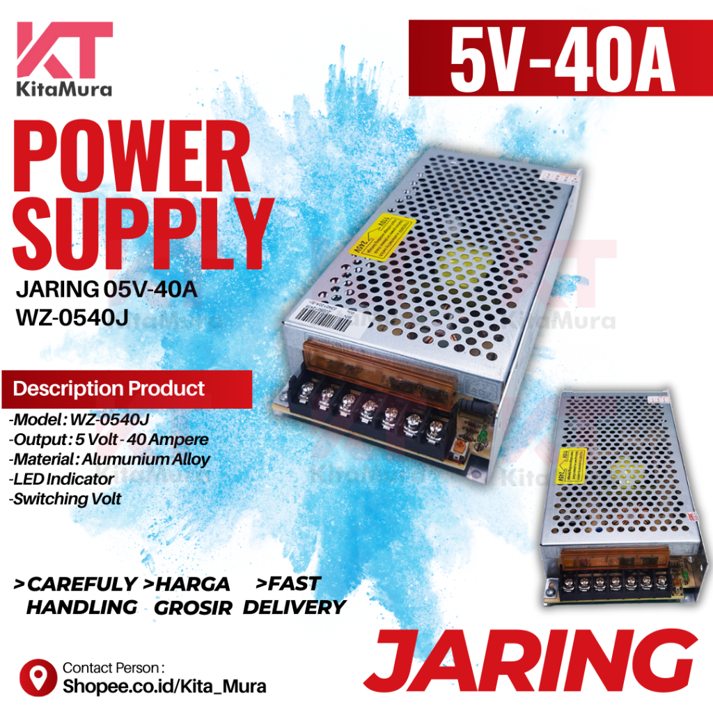 5v/40a DC Net Power Supply Running Text Adapter | Shopee Philippines