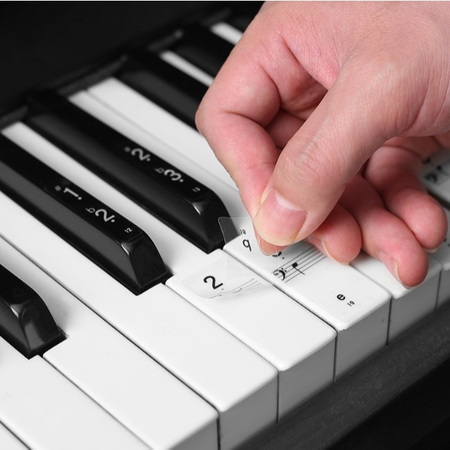 Piano Tone Key Sticker Fits Solmization Note Block Tone Letter Sticker ...