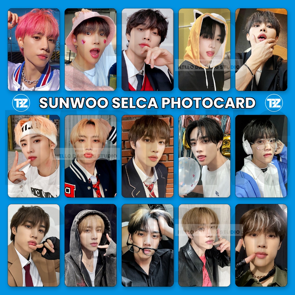 10 Pcs The Boyz Kim Sunwoo Selca Photocard set. Unofficial. Fan Made. | Shopee Philippines