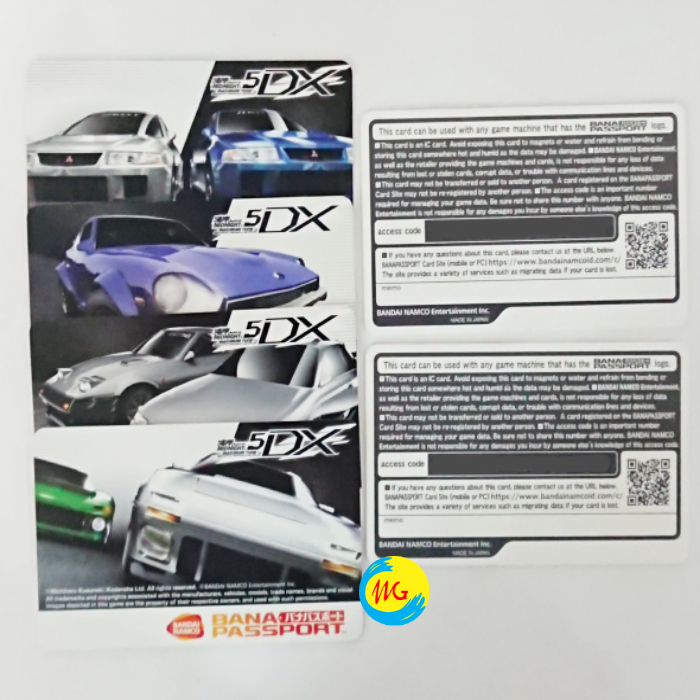 BANAPASS Namco Bandai Wangan Midnight Maximum Tune 5DX WMMT Card ...