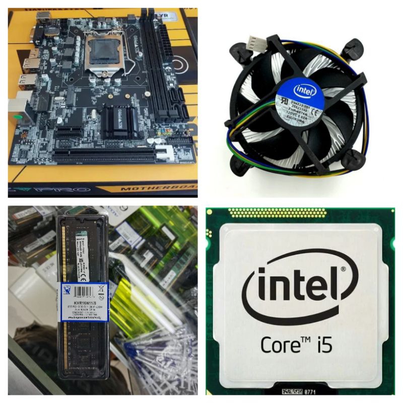 Ezpro PACKAGE H61 + I5 3470 + RAM 8GB DDR3 + HSF FAN SOCKET 1155 ...