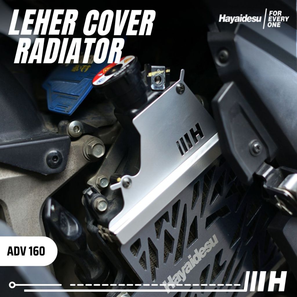 Honda ADV 160-HAYAIDESU Motorcycle Radiator Cover Neck | Shopee Philippines