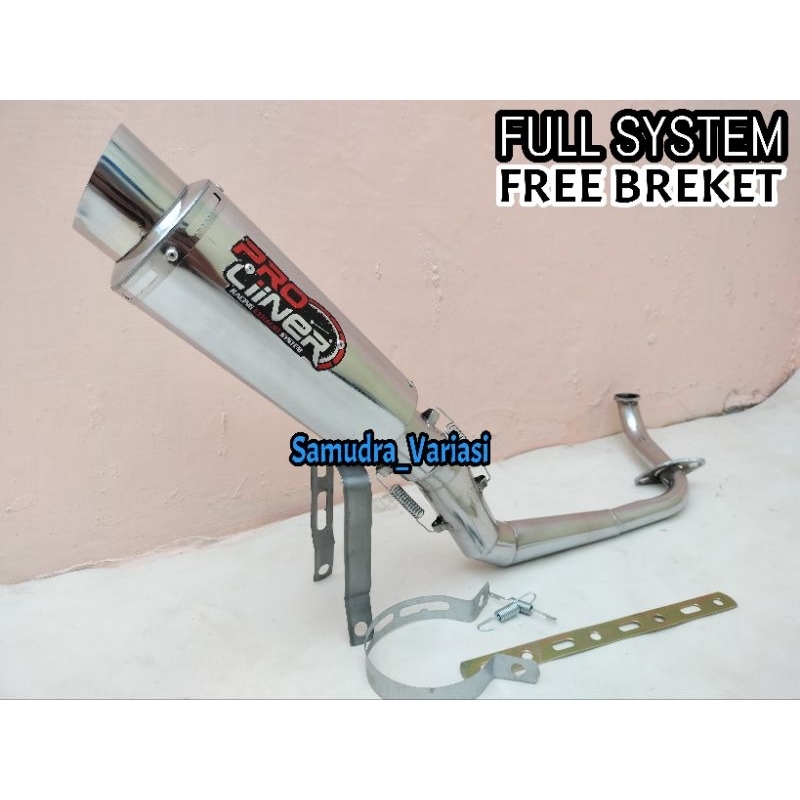 Racing Exhaust Proliner Full System Matic Suzuki Spin 125, skywave ...