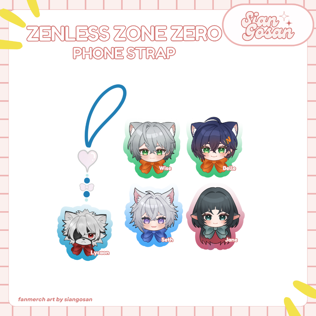 Ready ZZZ Phone Strap Zenless Zone Zero | Shopee Philippines