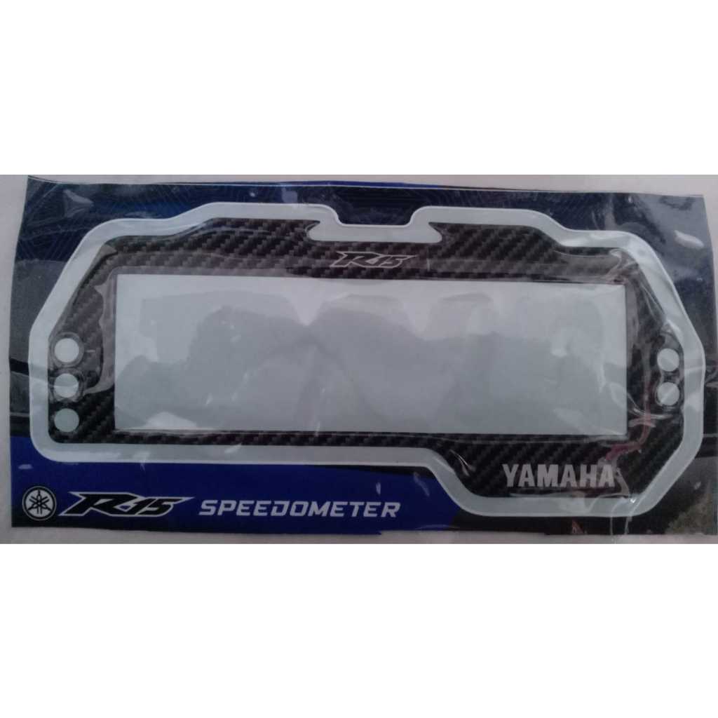 Yamaha R15 V3 Speedometer Frame Sticker, ARS01 Carbon Motif Variation ...