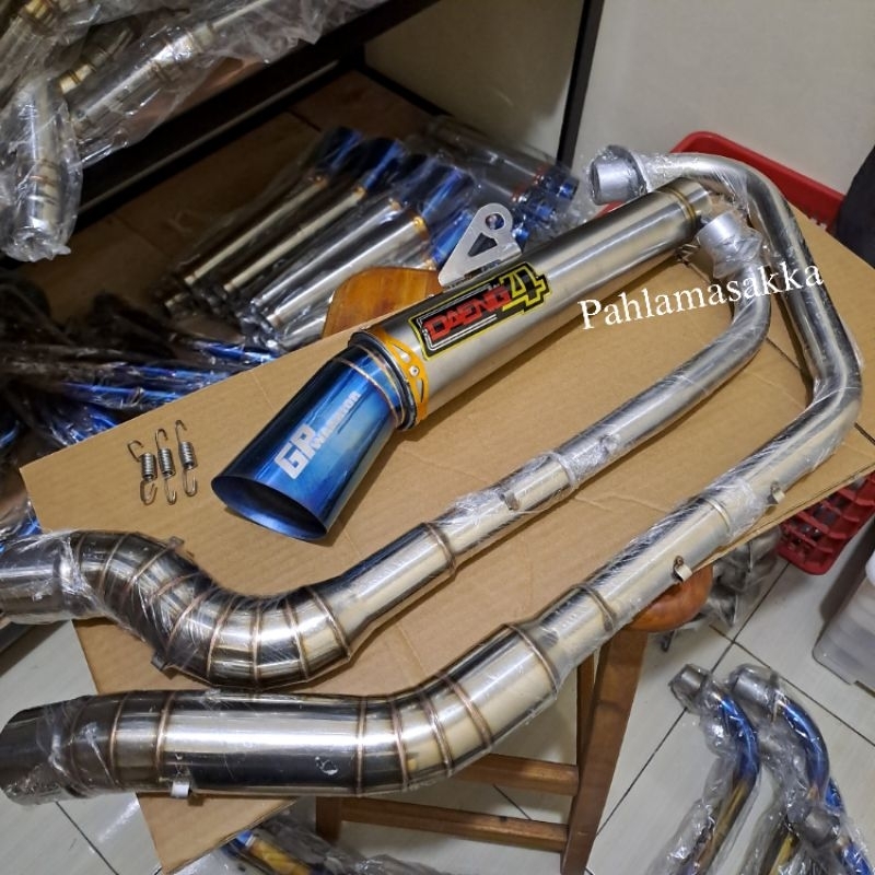 1set Daeng4 ical OPEN Spec exhaust xrm wave fury125 110 100 smash ...