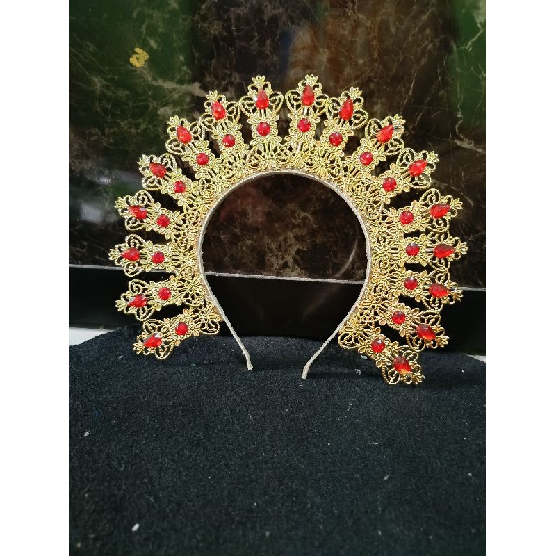 MERAH Bugis traditional headband (Red Alfina) | Shopee Philippines