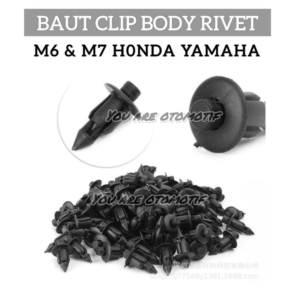 Ur River Motorcycle Body Clip Bolts M6 M7 IMPORTED Blunt & Pointed for ...