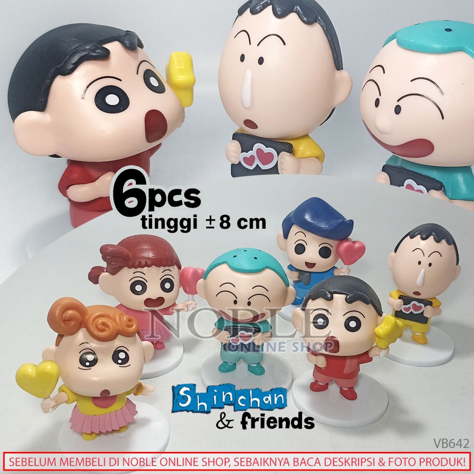 Shinchan and Friends Figures Shinnosuke Crayon Shin-chan Cute ...