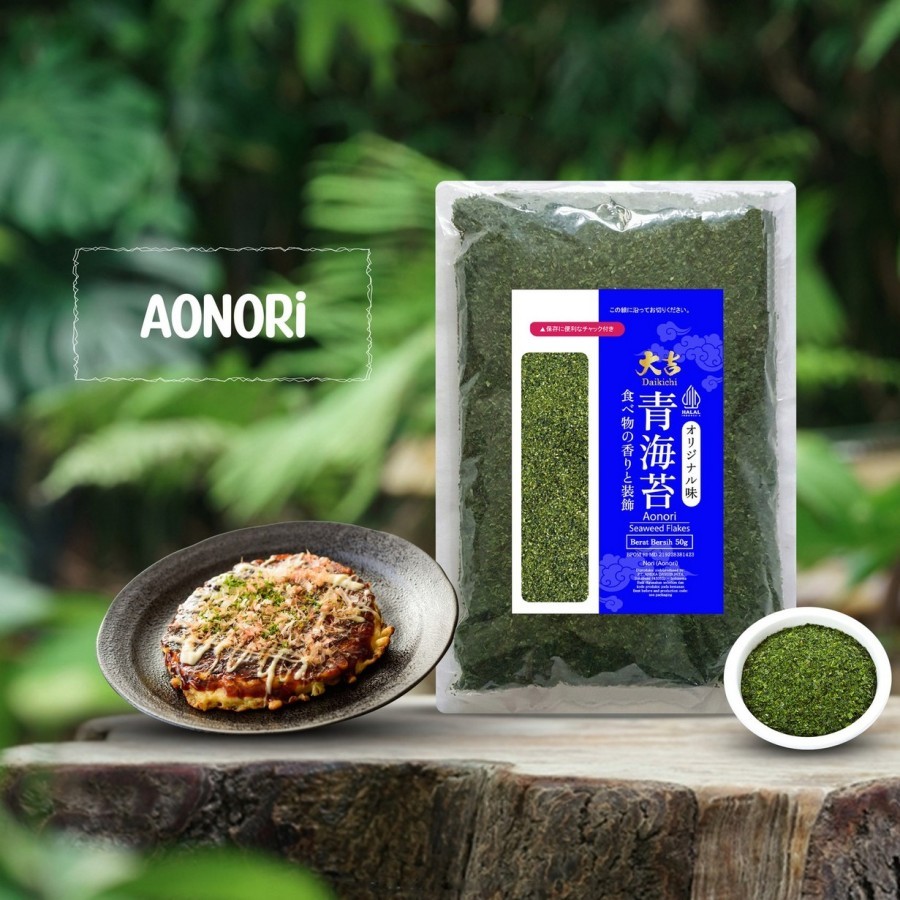 Daikichi Aonori 100gr Seaweed Flakes Nori Seaweed Sprinkles Toppings ...