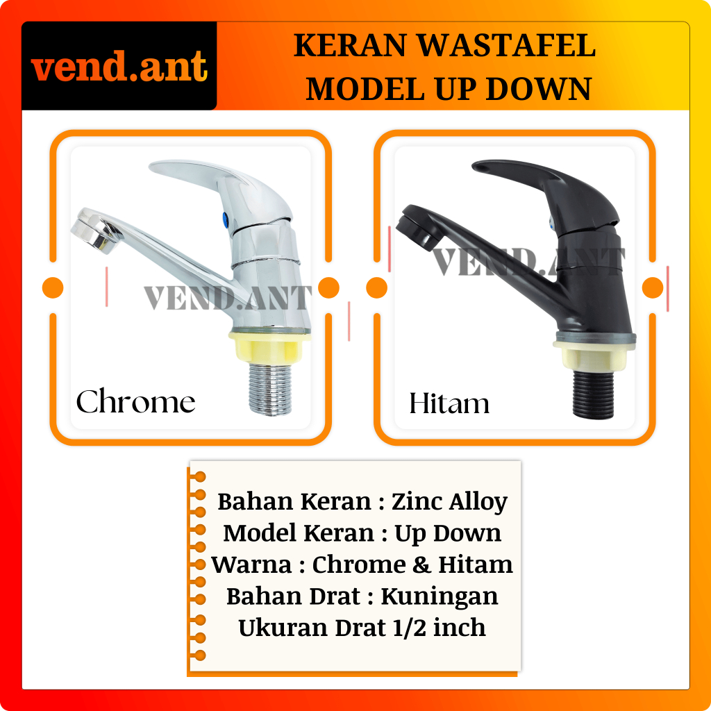 Up Down Sink Water Faucet Hand Washing Faucet | Shopee Philippines