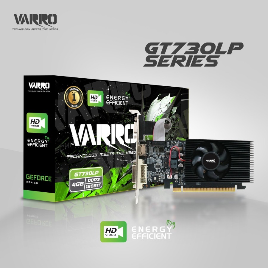 Vga CARD VARRO GT730LP DDR3 4GB 128BIT / VARRO GT730 4GB DDR3 1 YEAR ...