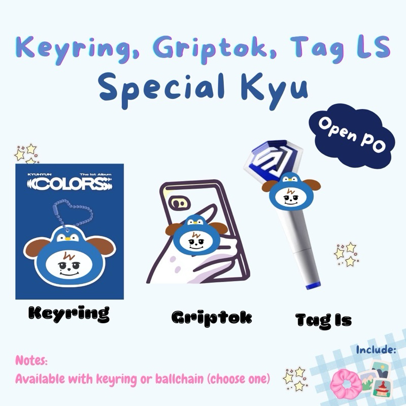 Keyring Griptok Tag LS Kyuhyun Kyumae Kyupiter Version | Shopee Philippines