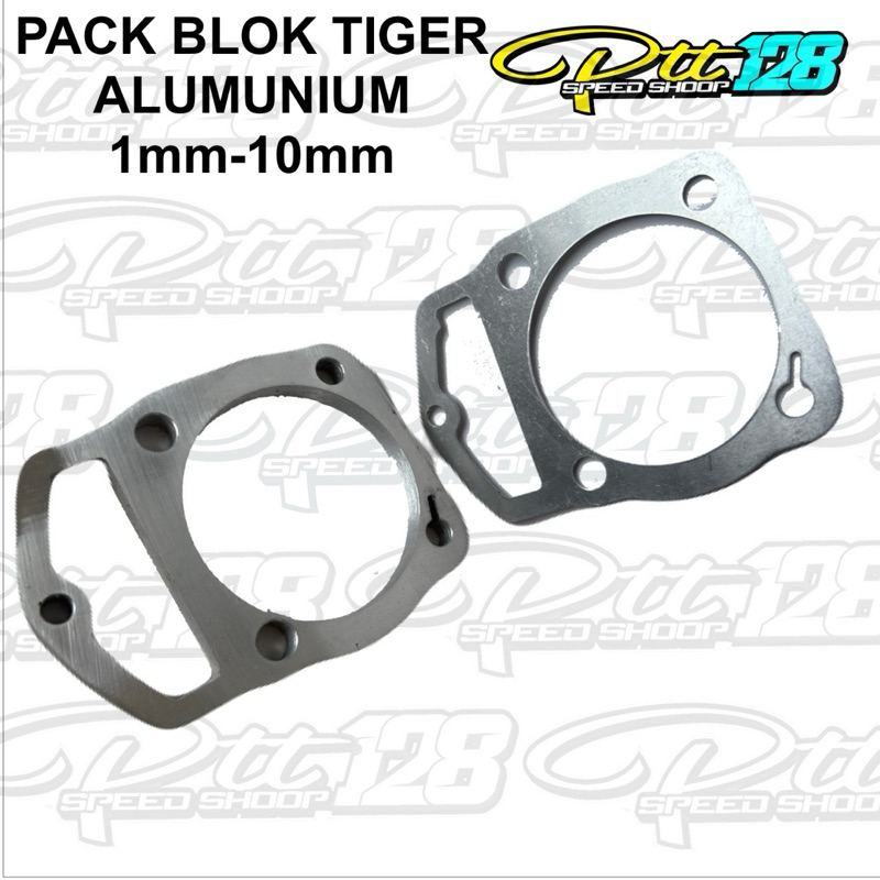 Pack BLOCK ALUMUNIUM TIGER PAK STROKE GANJEL BLOCK ALMU CB GL MP CNC ...