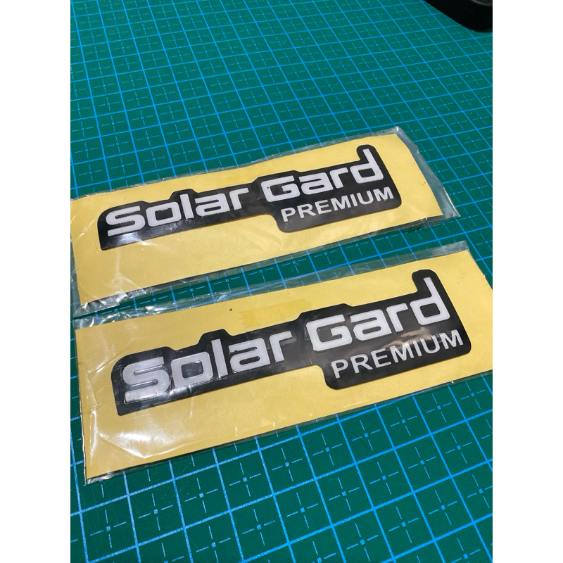 Premium SOLAR GARD embossed emblem, car window film emblem | Shopee ...