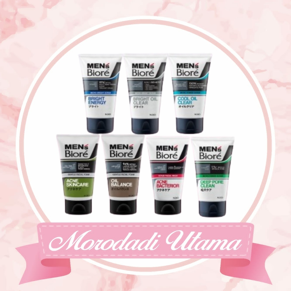 Biore Men's Facial Foam / Facial Wash Scrub / Micro Power Scrub 100g ...