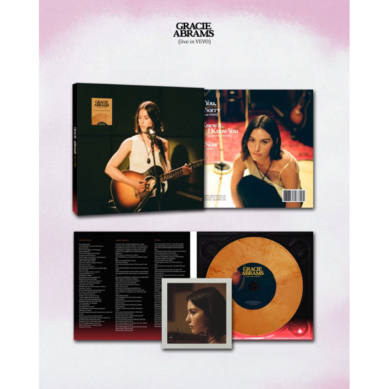 Gracie ABRAMS CD - LIVE FROM VEVO CD ALBUM. Gracie ABRAMS VINYL, GRACIE ...