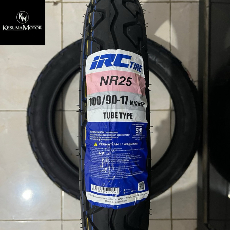 IRC 100/90-17 NR25 TUBETYPE OUTER TIRE VIXION CBR NINJA TIRE | Shopee ...