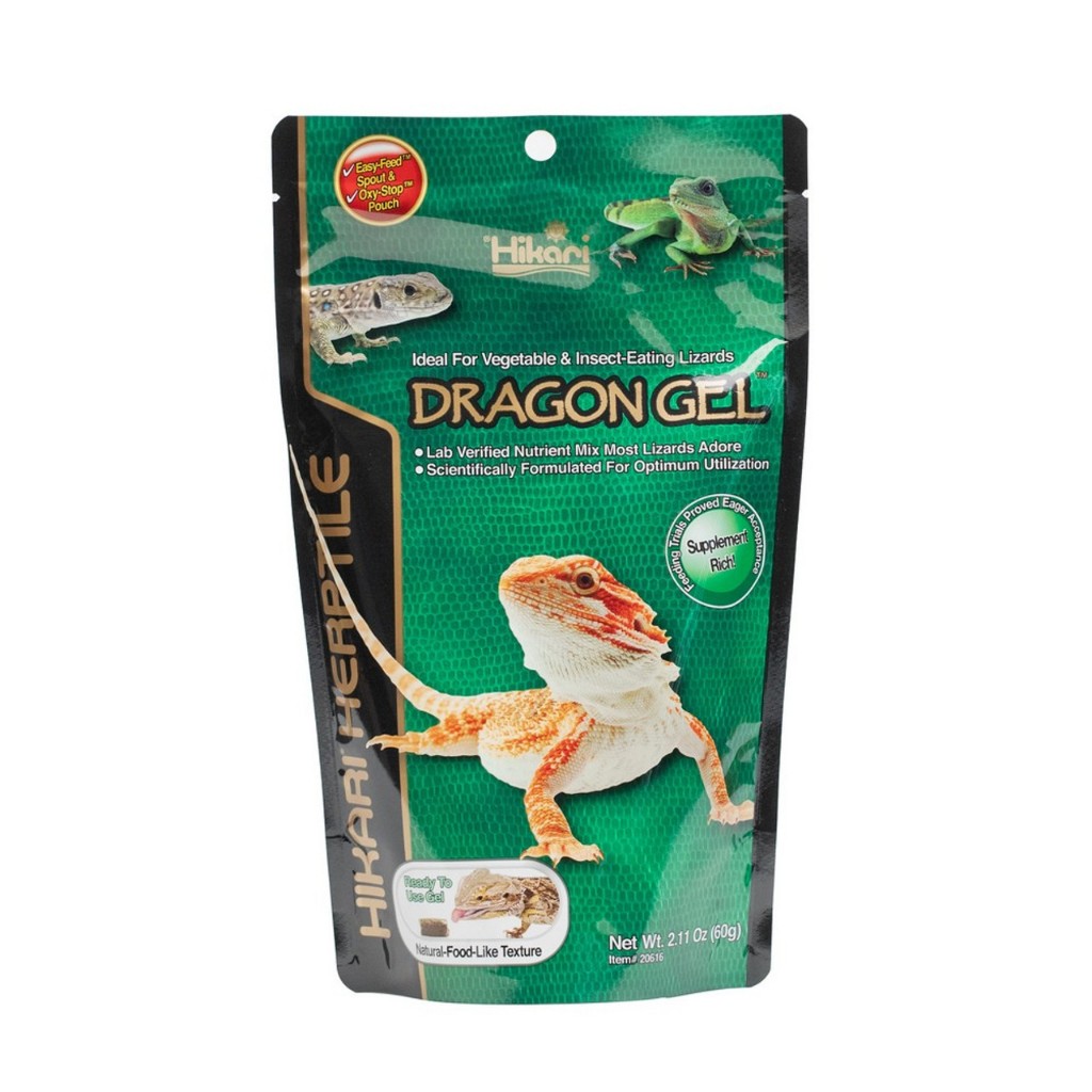 Hikari Dragon Lizard Food Gel that eats vegetables and insects | Shopee ...