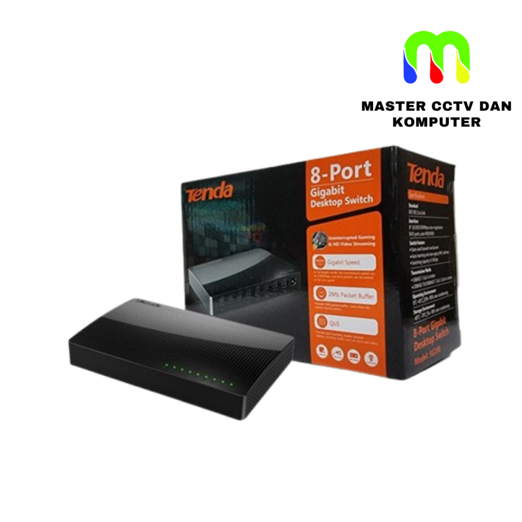 TENDA Tent SG108 8-Port Gigabit Desktop hub Switch | Shopee Philippines