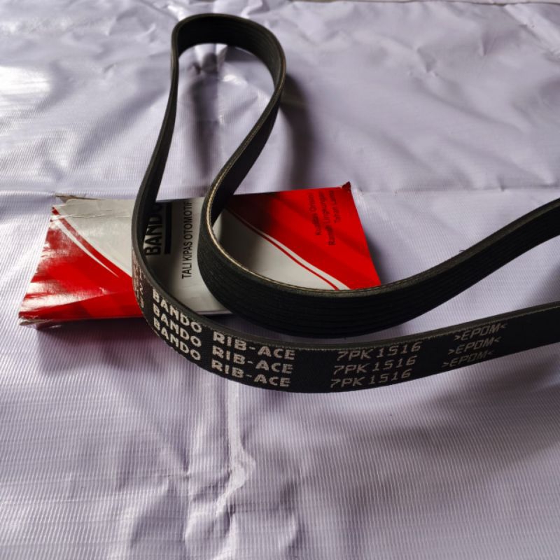 Fan Belt / Fan Belt for Toyota Innova Diesel / Fortuner / Hilux 7 PK 1516 Original BANDO Brand ...