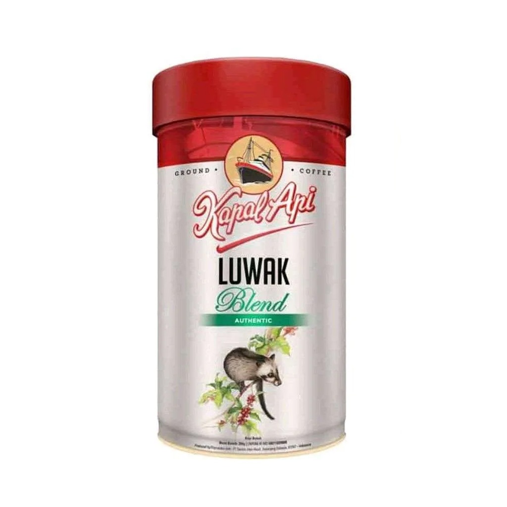 Kapal Api Luwak Blend / Ground Coffee 200 Gr | Shopee Philippines