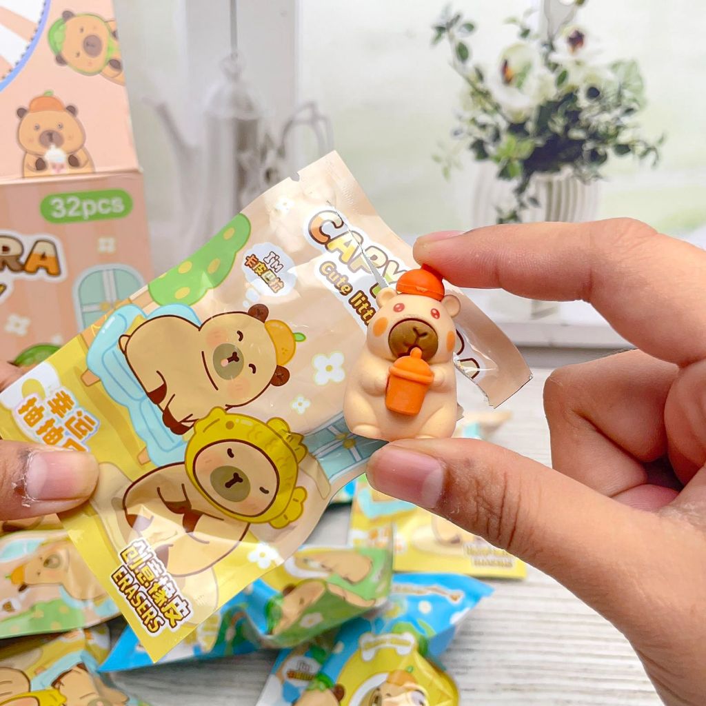 Super Cute Capybara Mistery Eraser Ready Capybara Special Price ...