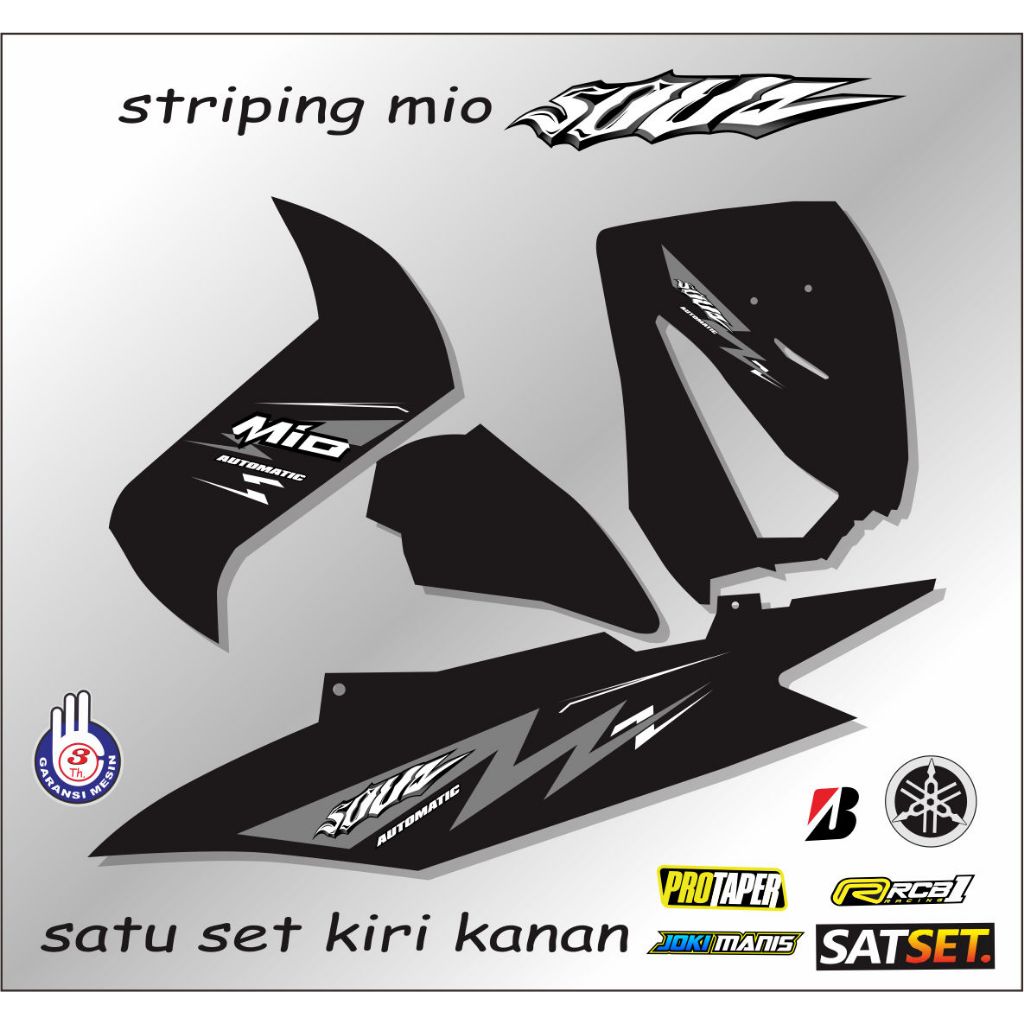 Striping variations of the yamaha mio soul old Lightning Trim, Latest ...