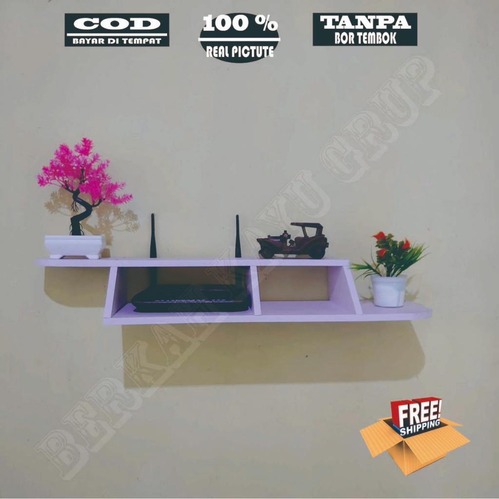 Wifi router Rack/DVD Hanging Rack 2 compartment router rack/modem ...