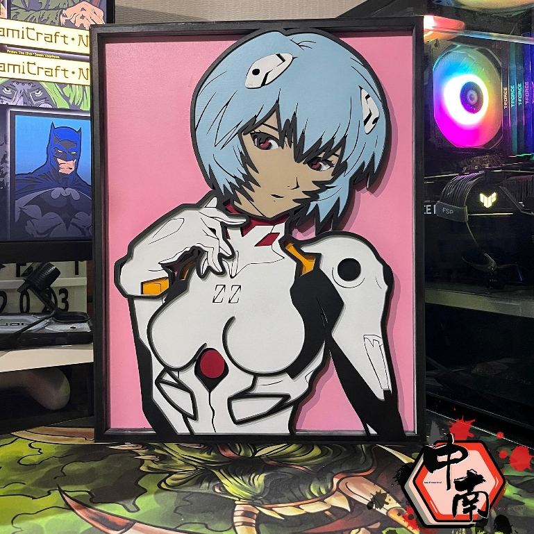 3d Multilayer Evangelion Rei Ayanami Poster | Shopee Philippines