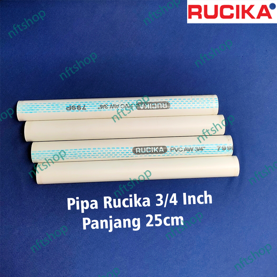 Rucika AW PVC Pipe 3/4 Inch Length 25cm | Shopee Philippines