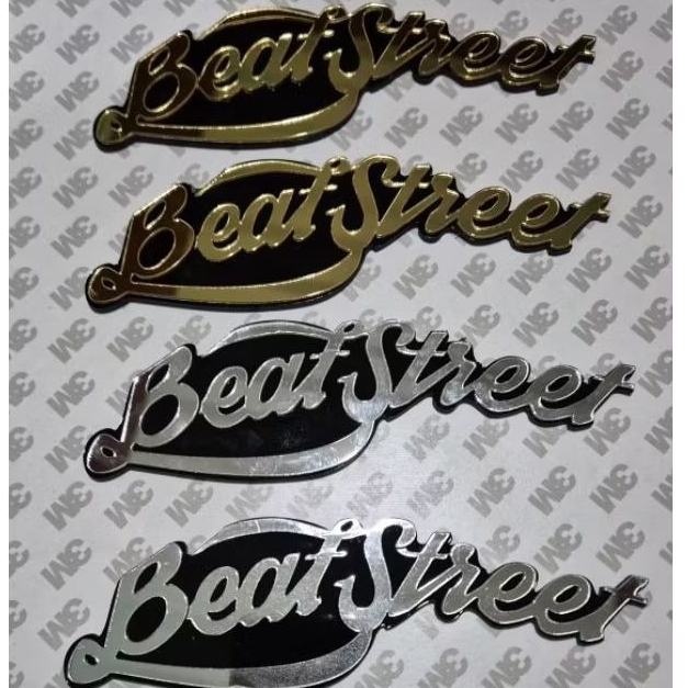 2pc left and right acrylic beat street emblem logo | Shopee Philippines