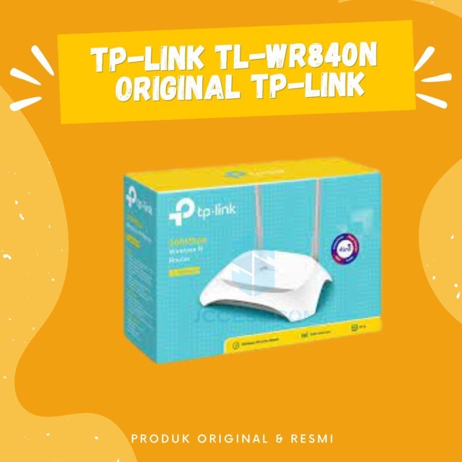 TP LINK TP-LINK TL-WR840N 300Mbps Wireless Router TP LINK | Shopee ...