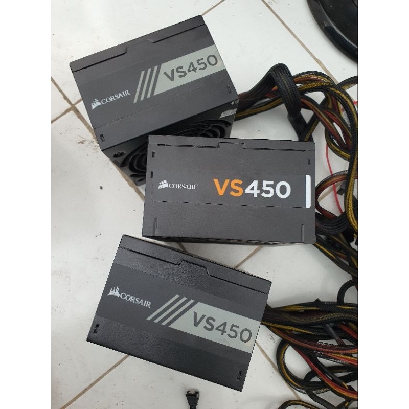 Psu corsair vs450 with 2x8pin pci-e, corsair power supply 450w | Shopee ...
