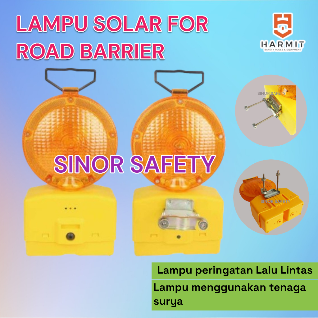 Warning Light Traffic for Road Barrier Automatic SOLAR Lamp | Shopee ...