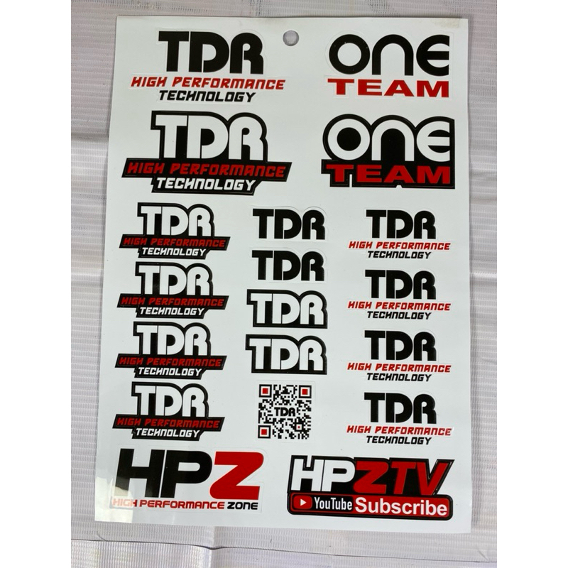 Tdr RACING MOTORCYCLE STICKER TDR RACING RACING STICKER TDR RACING ...