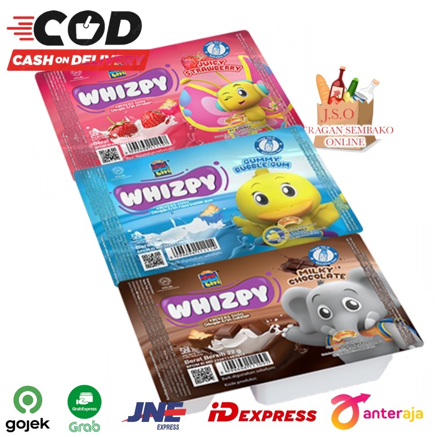 Jso] Tini Wini Biti Whizpy 22gr Milky Chocolate Juicy Strawberry Gummy ...